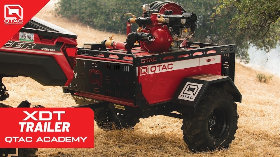 QTAC ACADEMY | XDT TRAILER - QTAC Fire and Rescue Apparatus for UTVs and Trucks